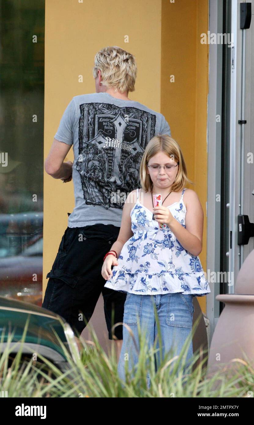 Exclusive!! German soccer ace Stefan Effenberg takes his daughter ...