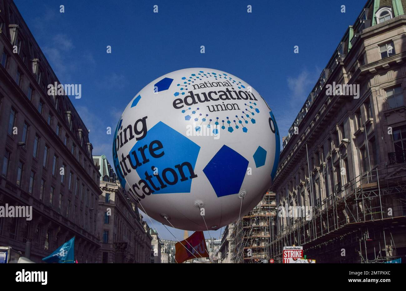 National education union balloon hi-res stock photography and images ...