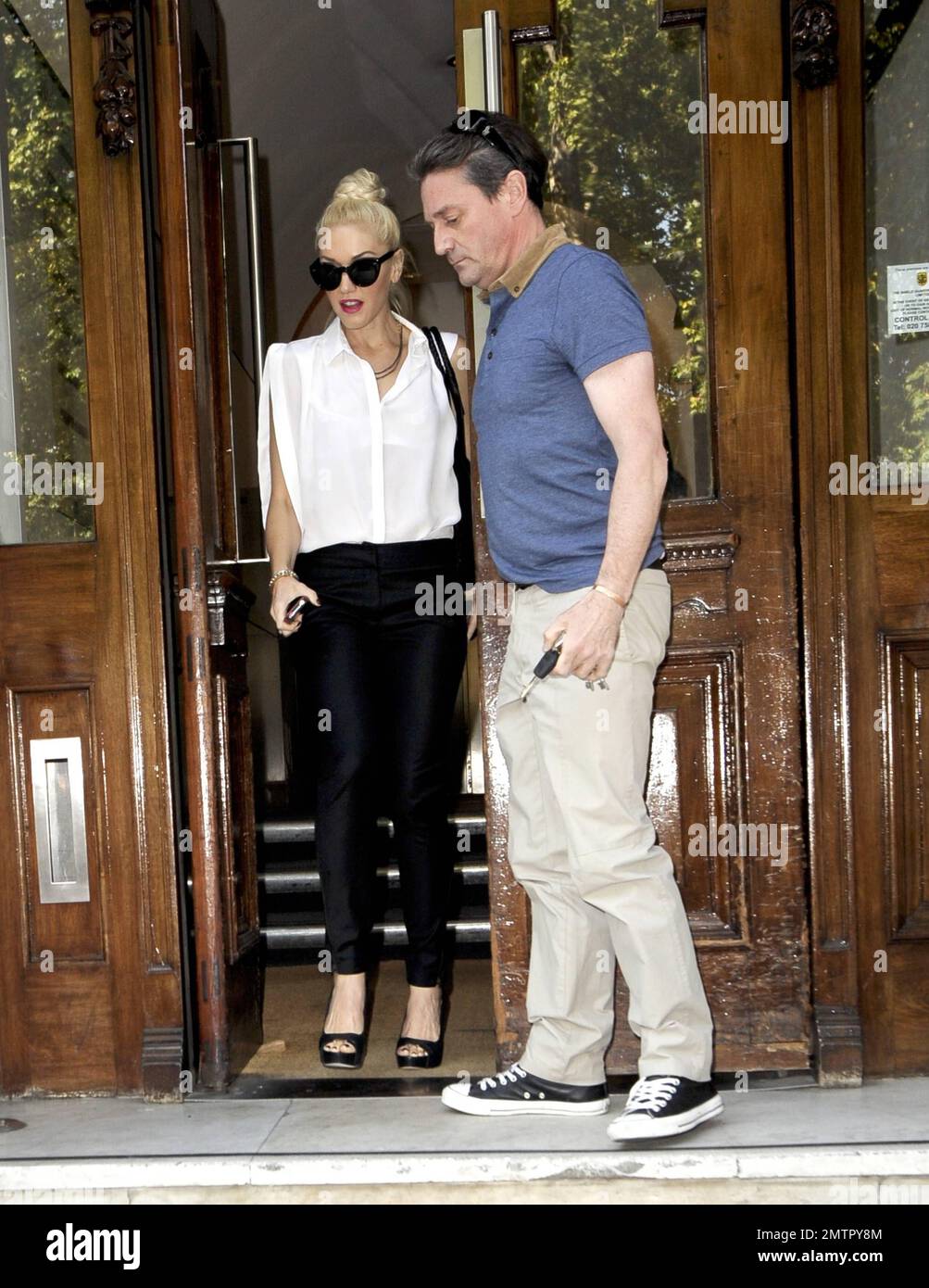 American singer/songwriter and fashion designer Gwen Stefani looks ...