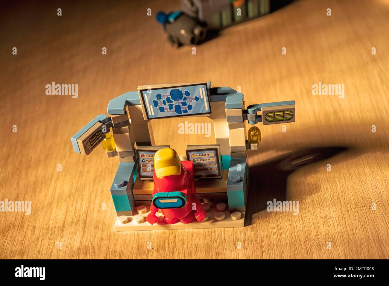 Chelyabinsk, Russia - January 19, 2022. Lego figure and set, Among Us ...