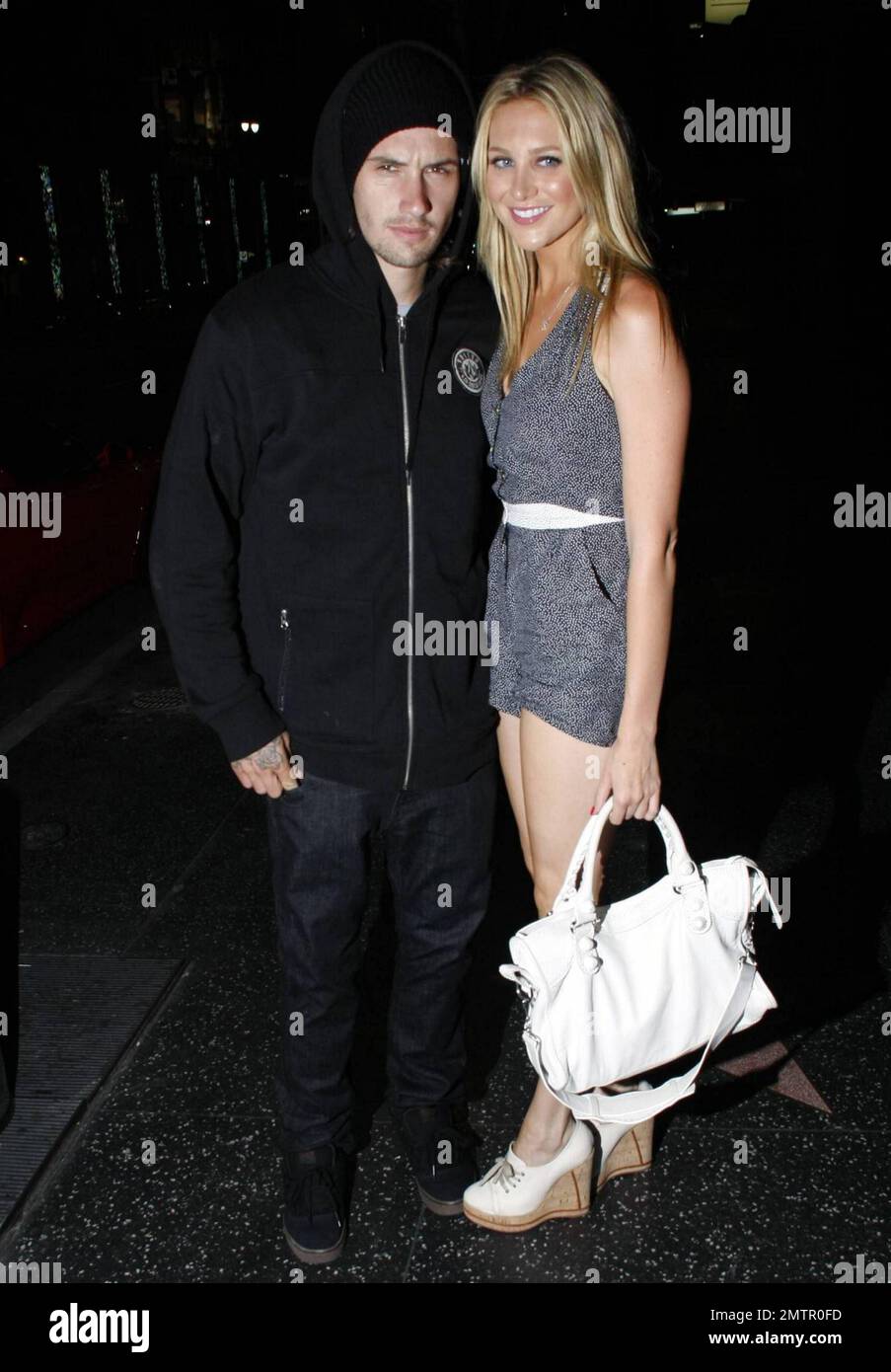 Stephanie Pratt shows off her long, slim legs as she leaves the ...