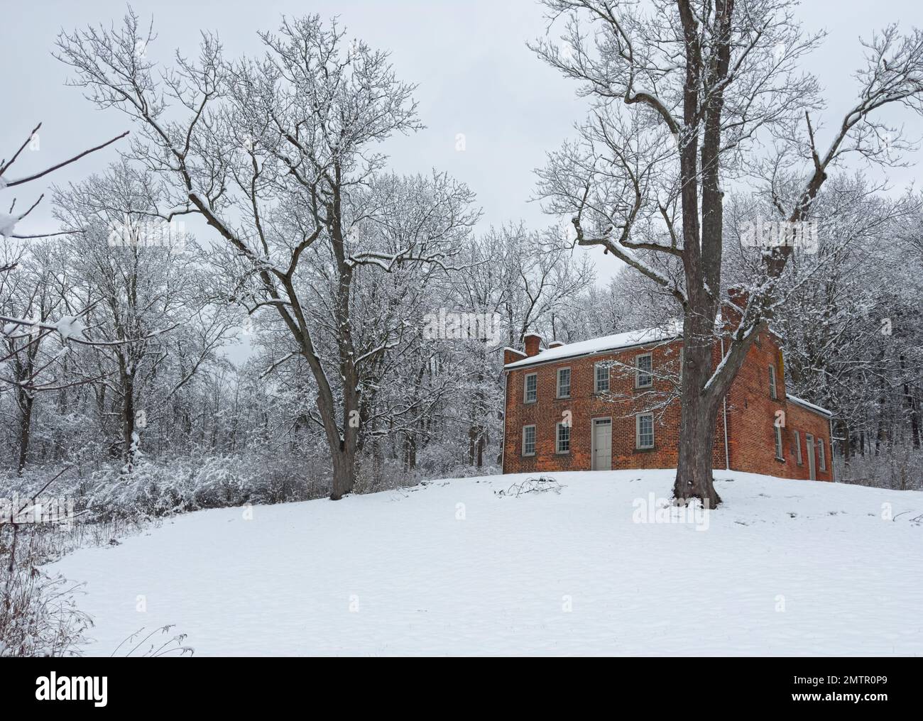The Frazee House, a Federal-style home and one of the first brick ...
