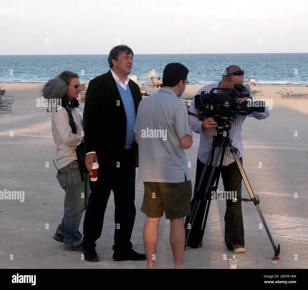 Exclusive!! UK comic, actor and writer Stephen Fry films an exerpt on ...