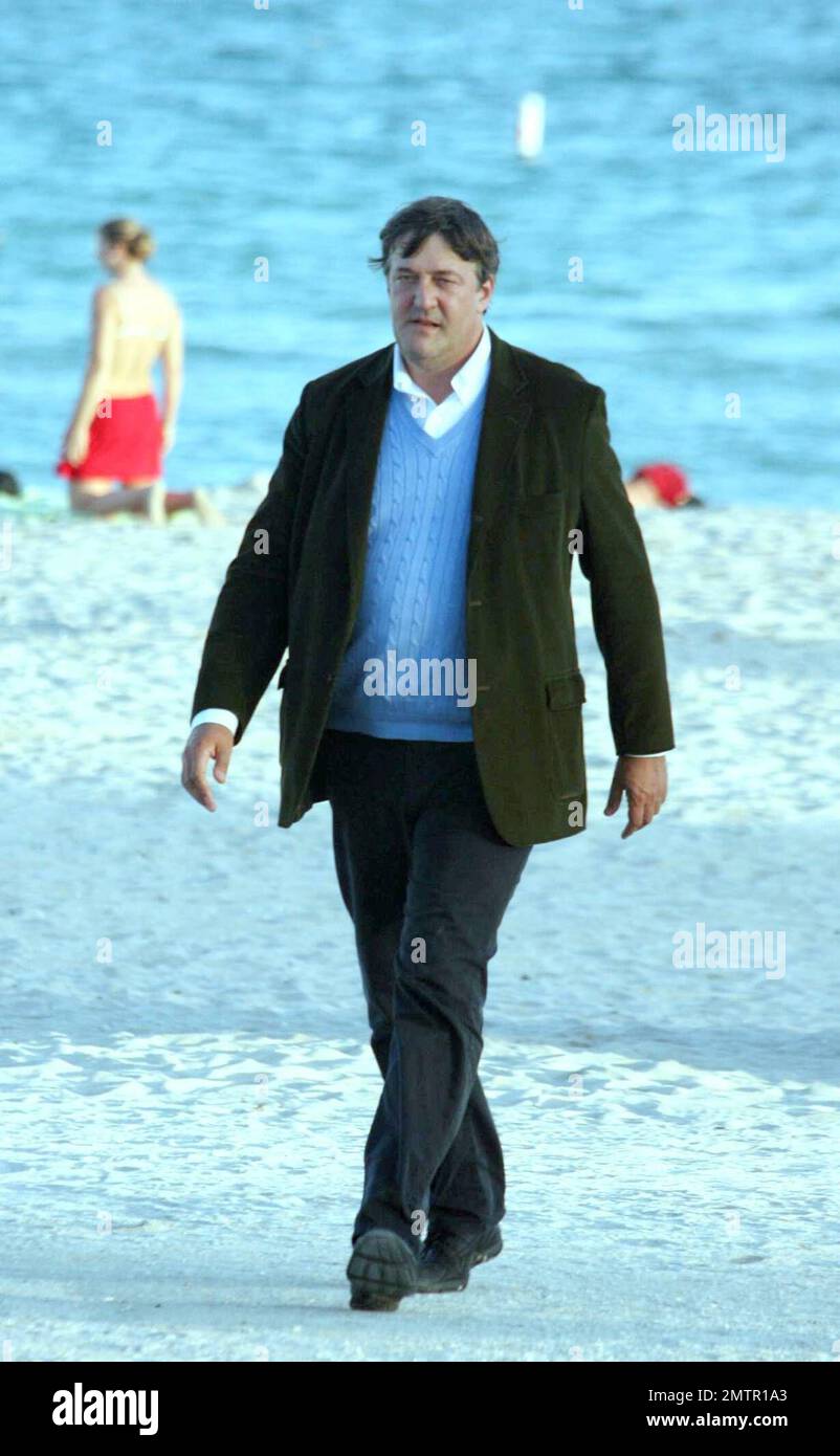 Exclusive!! UK comic, actor and writer Stephen Fry films an exerpt on ...