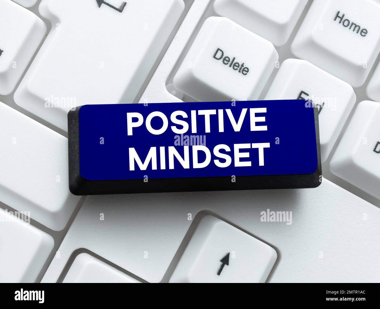 Handwriting text Positive Mindset. Concept meaning mental and emotional ...