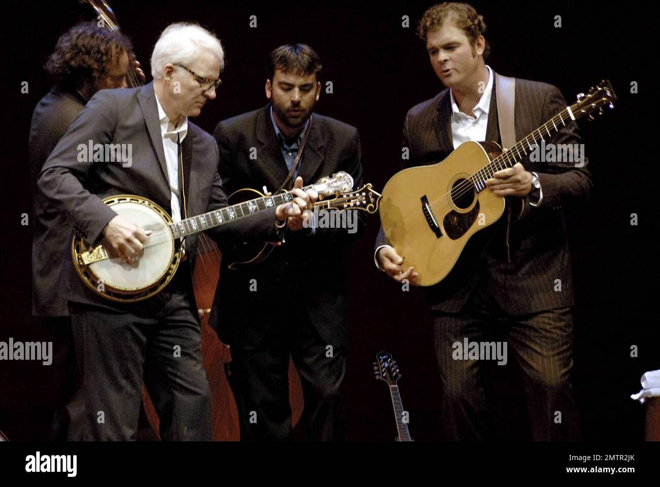 Actor, comedian and musician Steve Martin performs live alongside the ...