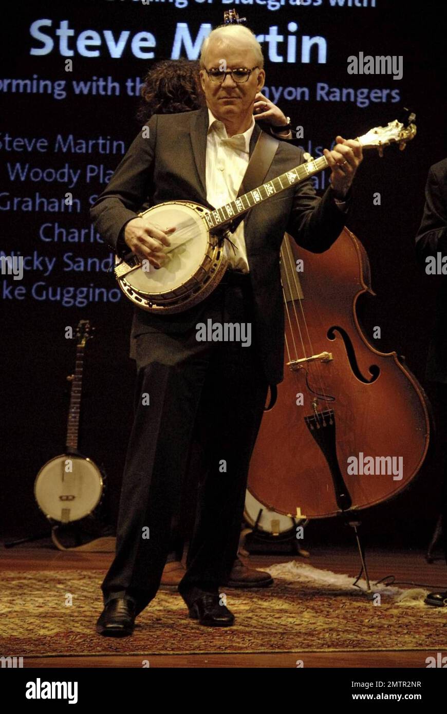 Actor, comedian and musician Steve Martin performs live alongside the ...