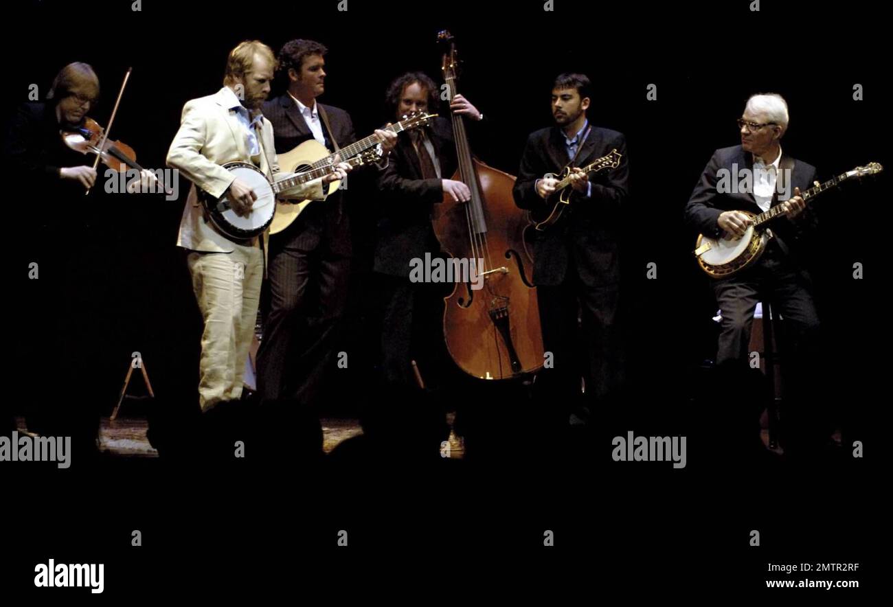 Actor, comedian and musician Steve Martin performs live alongside the ...