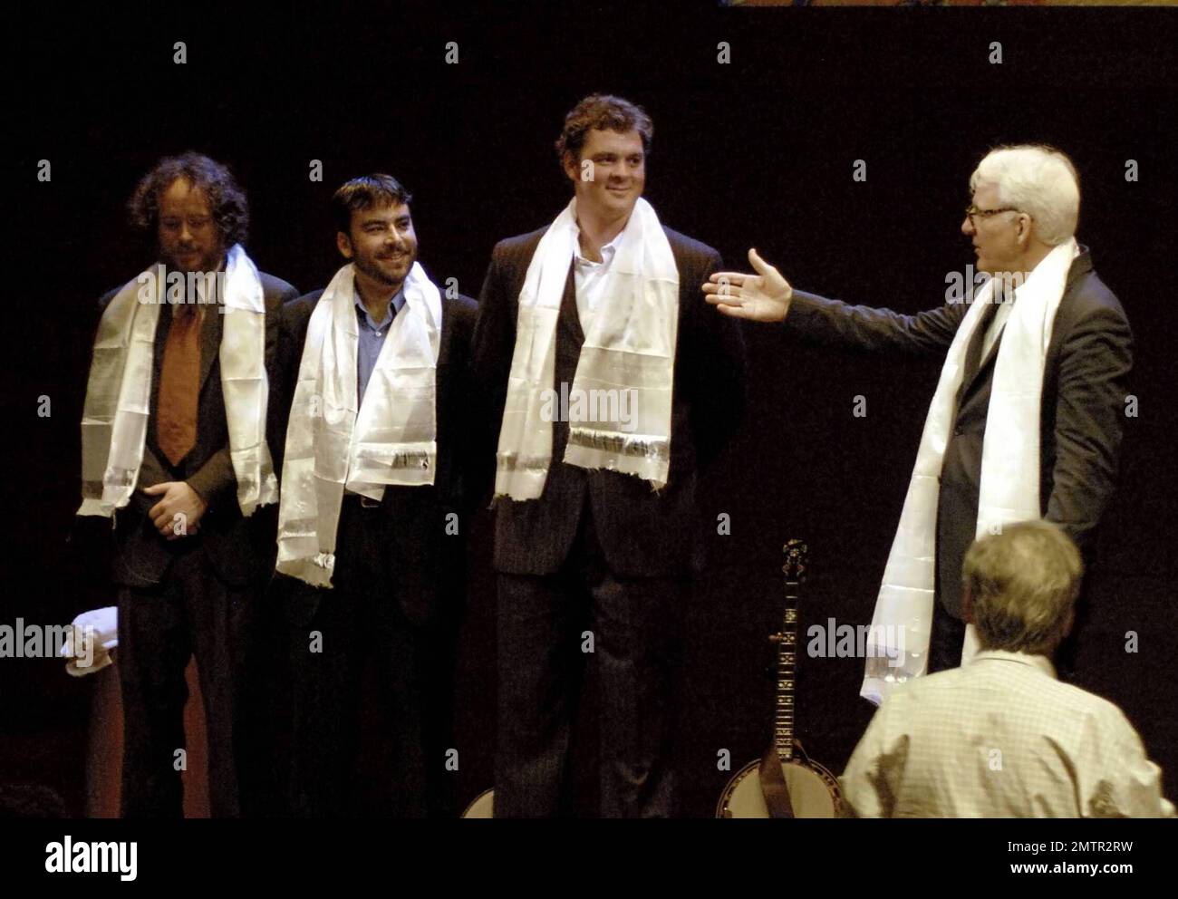 Actor, comedian and musician Steve Martin performs live alongside the ...