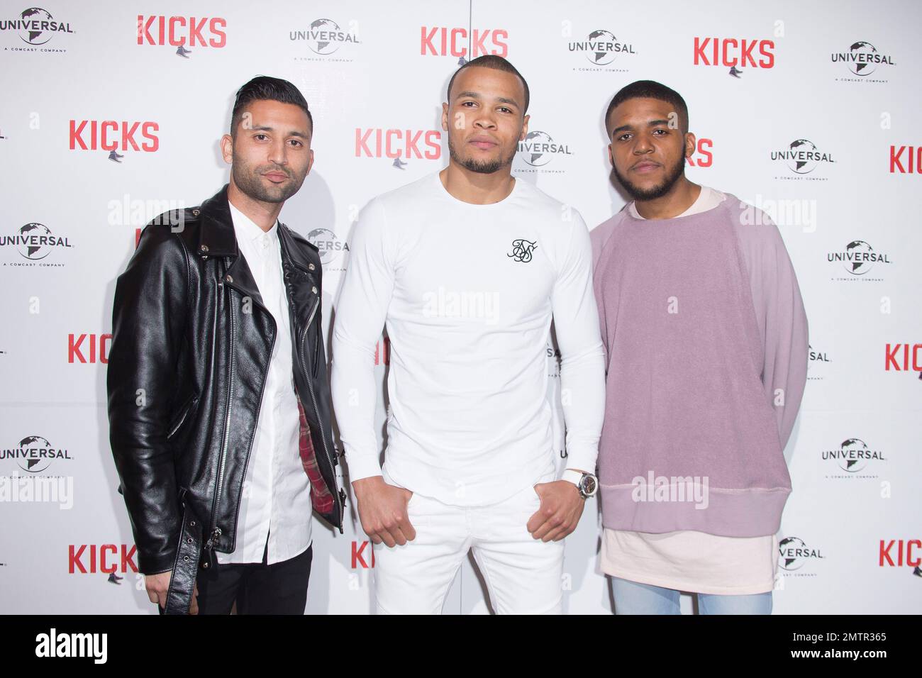 Christopher Jordan Wallace, left, Boxer Chris Eubank Jr and Director ...