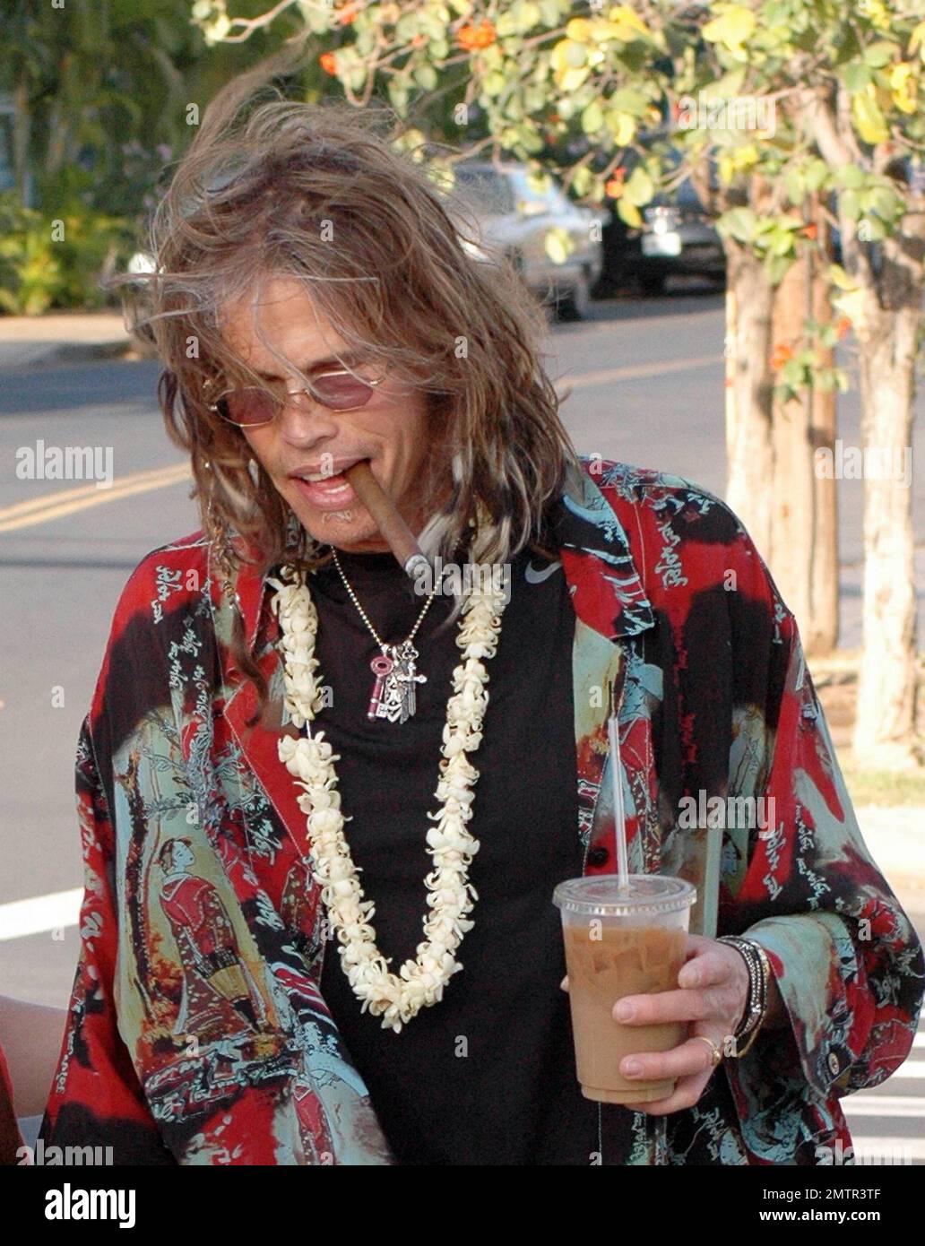 EXCLUSIVE!! A healthy and happy looking Steven Tyler was spotted out ...