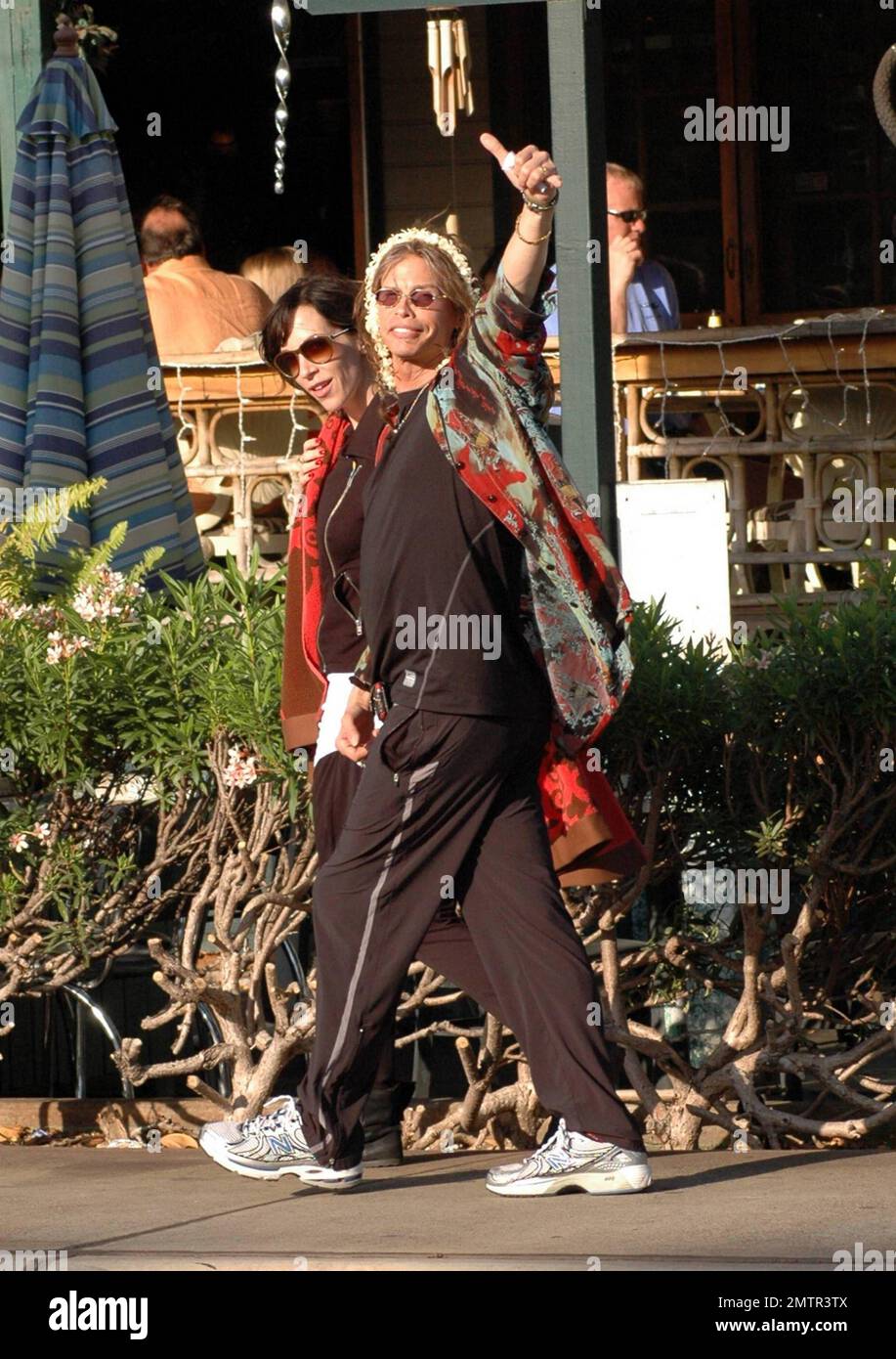 EXCLUSIVE!! A healthy and happy looking Steven Tyler was spotted out ...