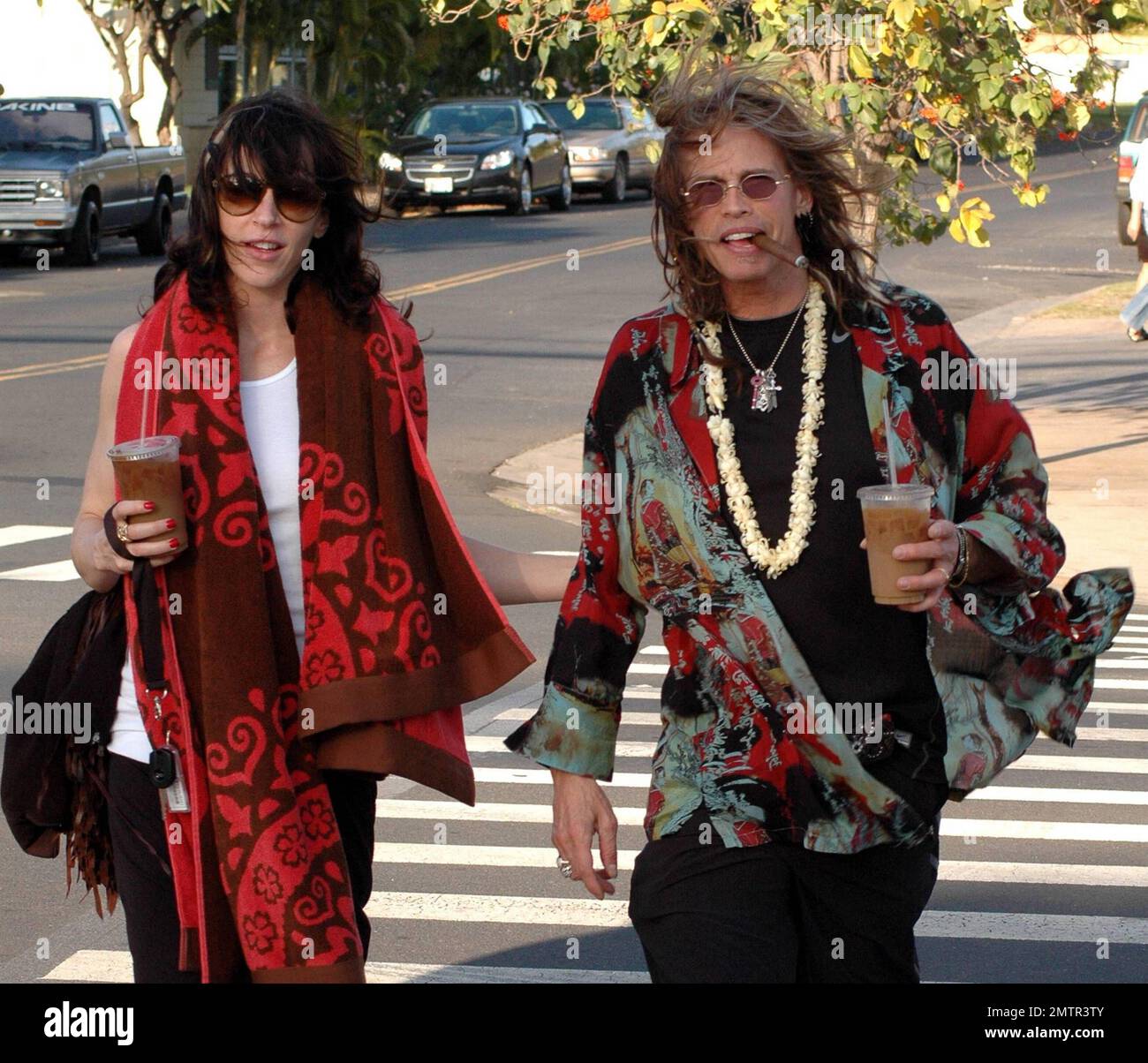 EXCLUSIVE!! A healthy and happy looking Steven Tyler was spotted out ...