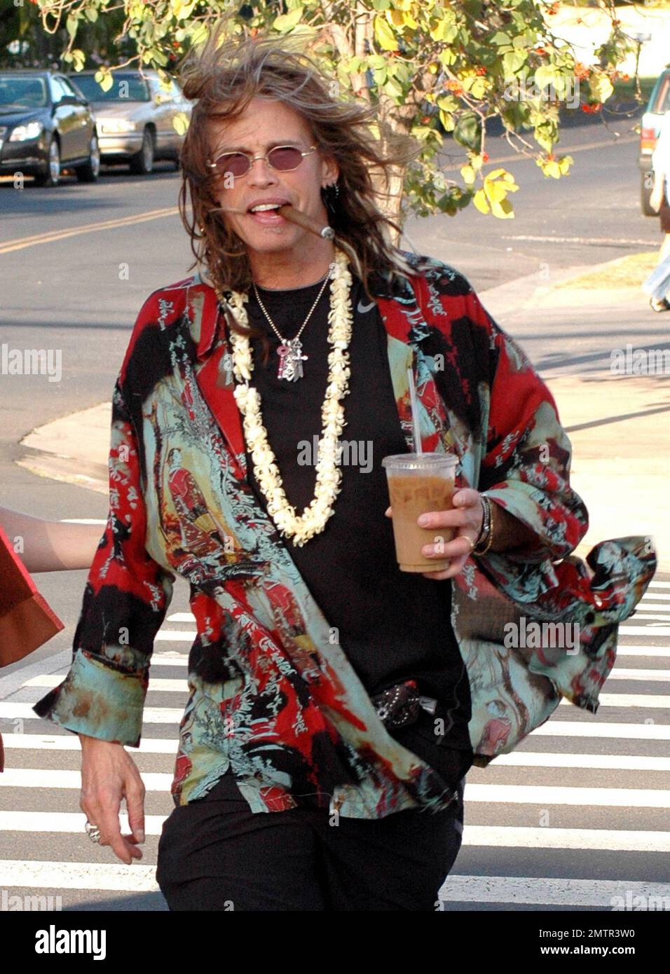 EXCLUSIVE!! A healthy and happy looking Steven Tyler was spotted out ...
