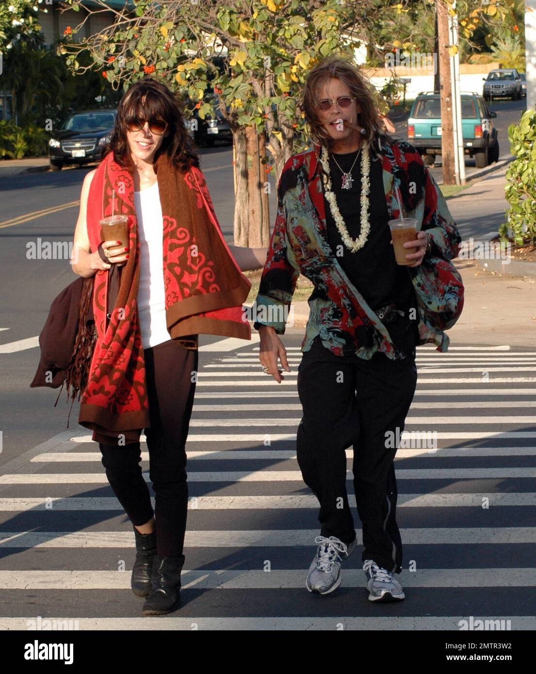 EXCLUSIVE!! A healthy and happy looking Steven Tyler was spotted out ...