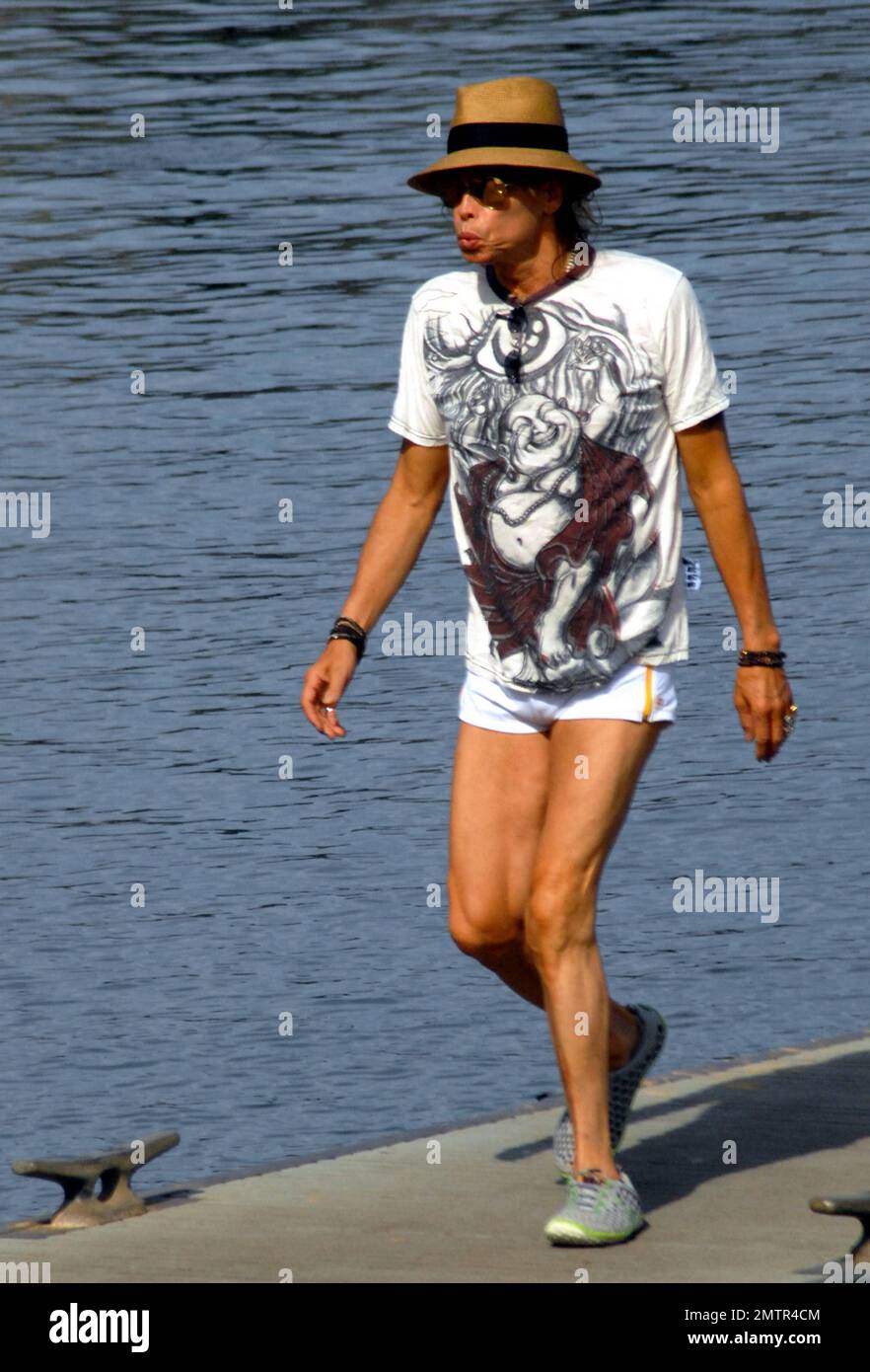 Sixty three-year-old "American Idol" judge and Aerosmith rocker Steven ...