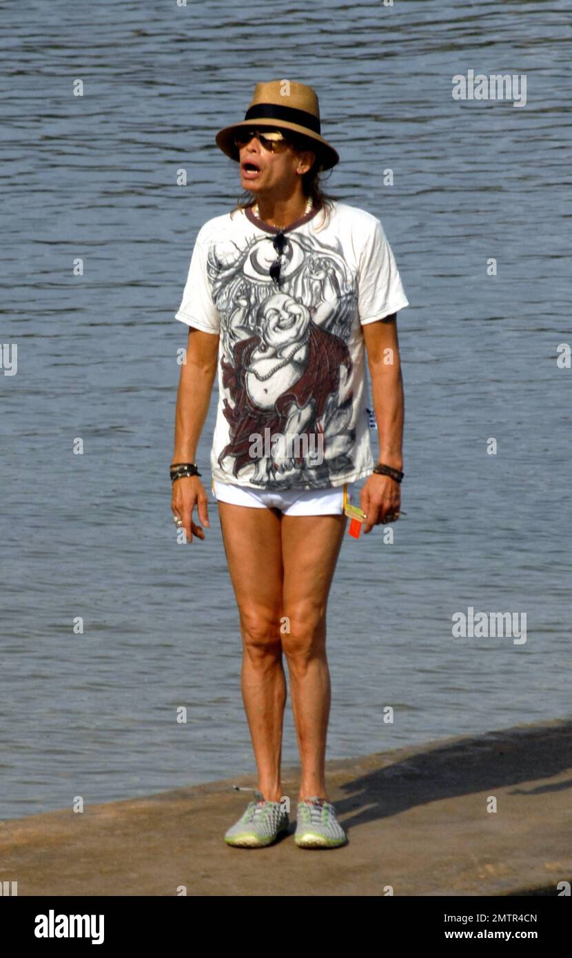 Sixty three-year-old "American Idol" judge and Aerosmith rocker Steven ...