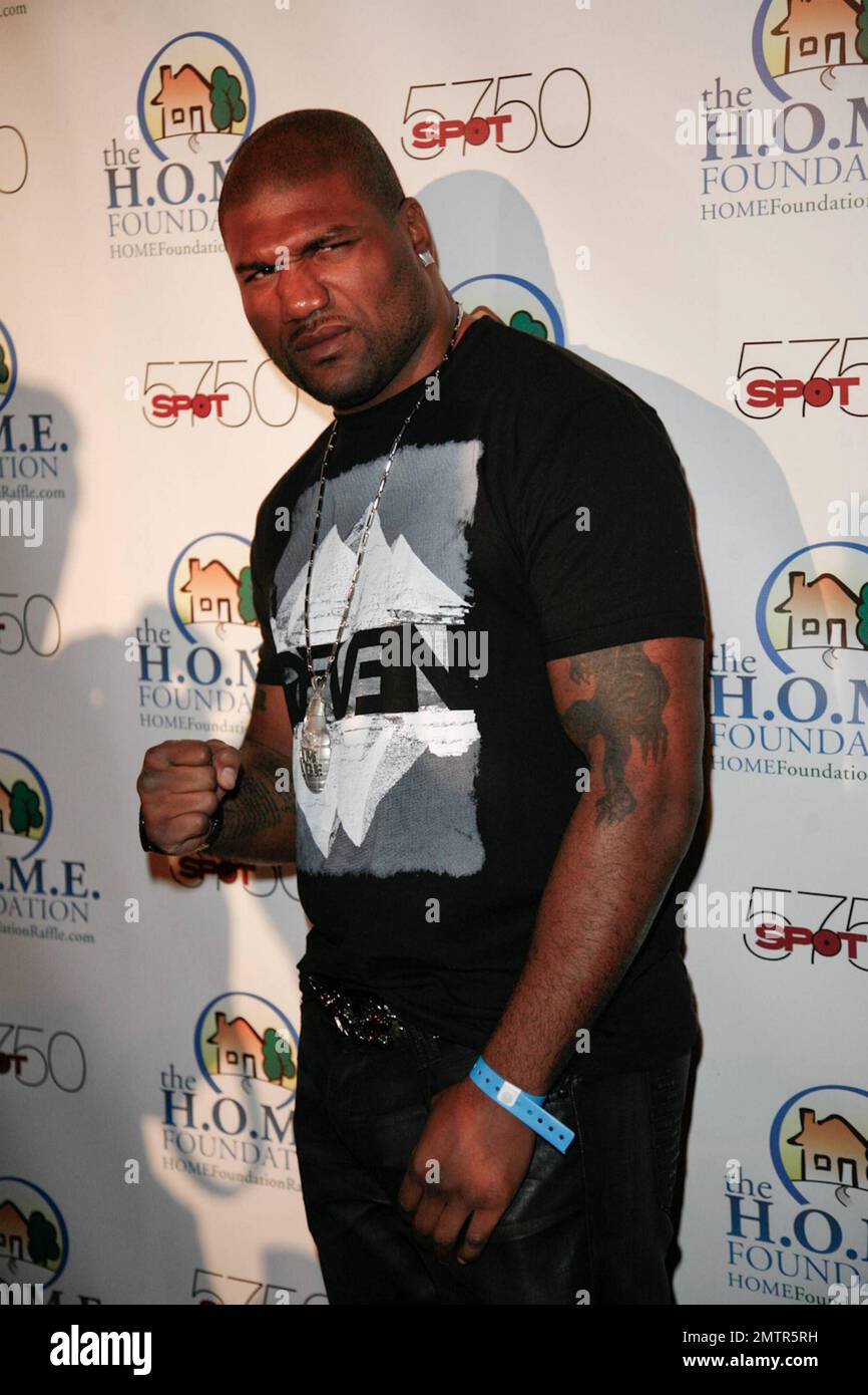 Quinton 'Rampage' Jackson arrives at H.O.M.E. Foundation's STIKS ...