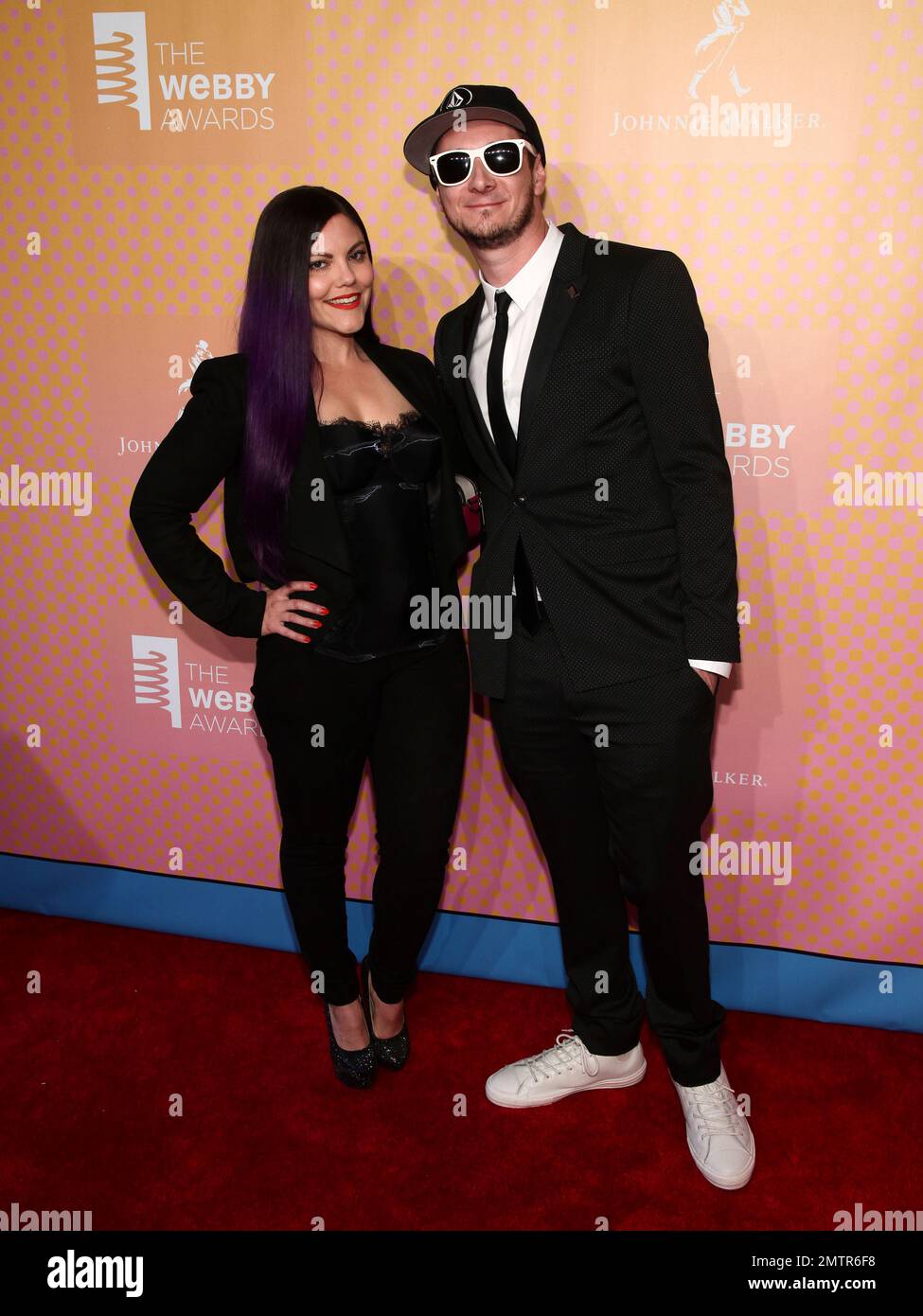 Corinne Leigh, left, and Rob Czar, right, attend the 21st Annual Webby ...