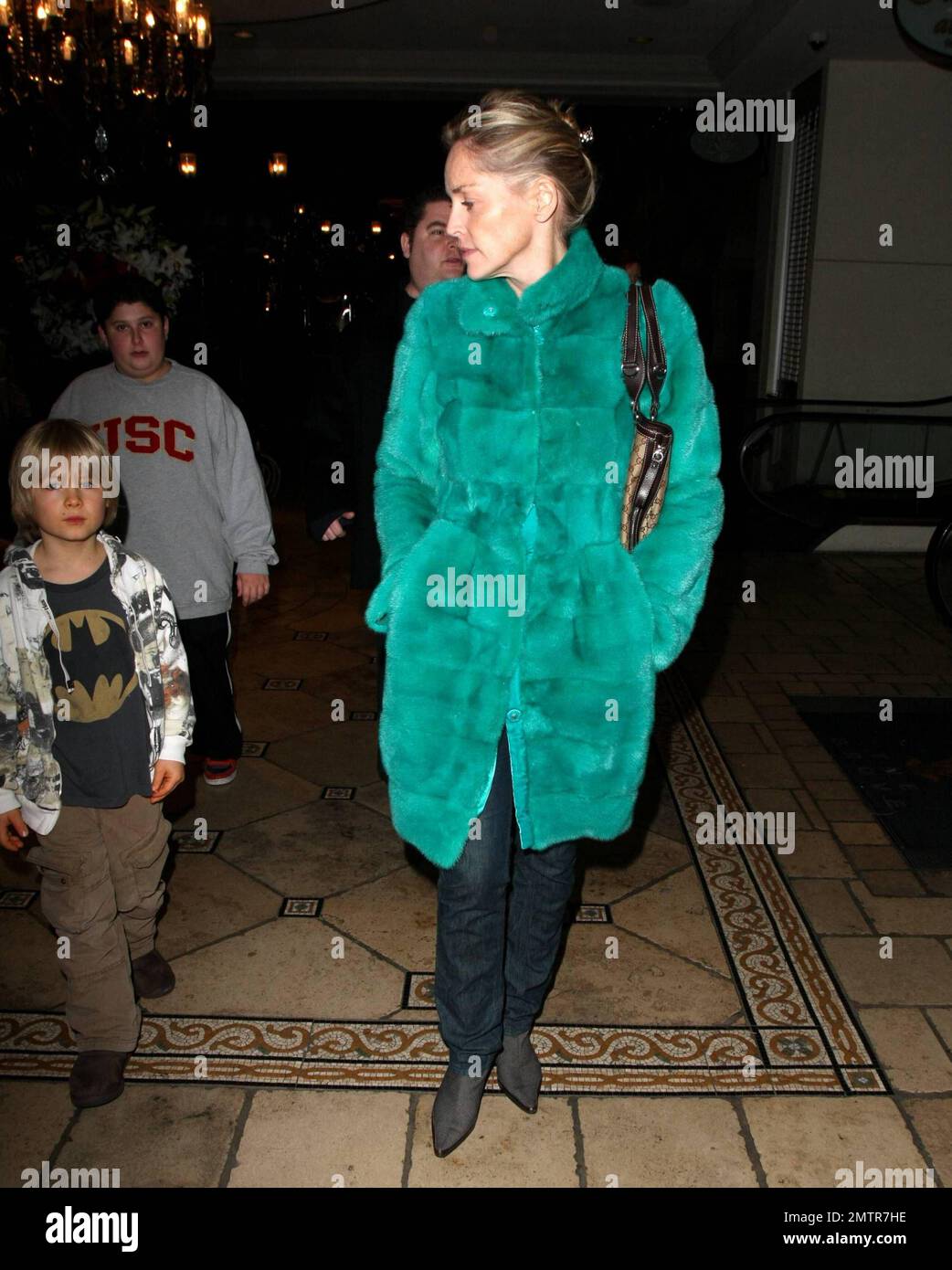 Sharon stone and family hi-res stock photography and images - Alamy
