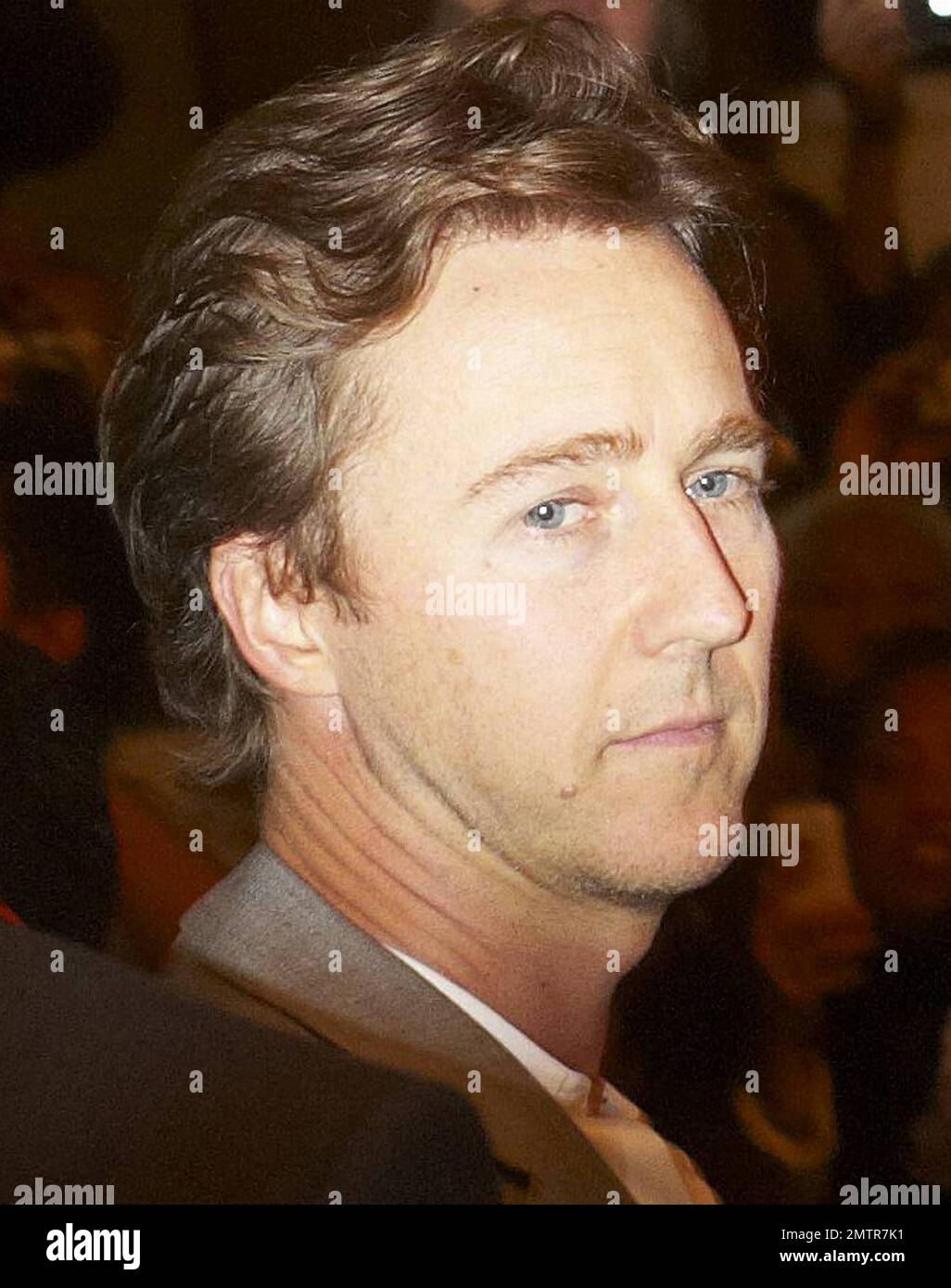 Actor Edward Norton arrives for the premiere of "Stone" held at the ...