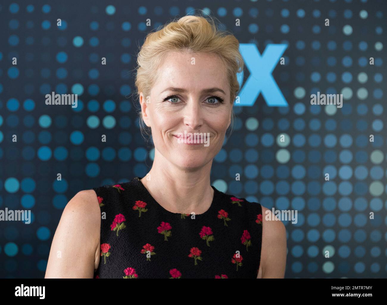 Gillian Anderson attends the FOX Network Group 2017 Upfront post-party ...