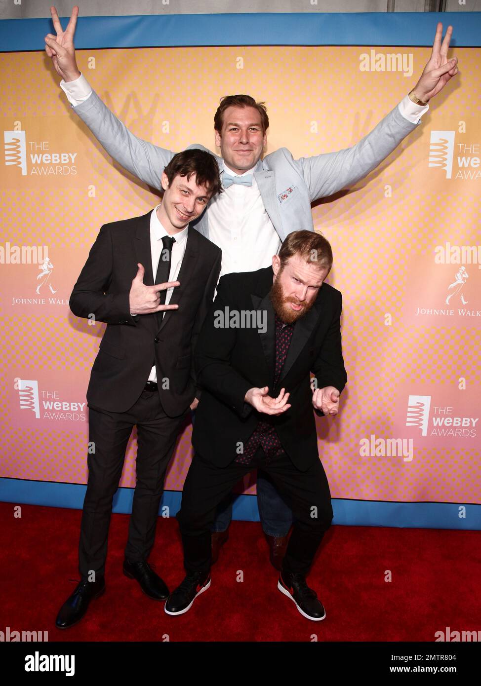 Marcus Parks, from left, Ben Kissel and Henry Zebrowski attend the 21st ...