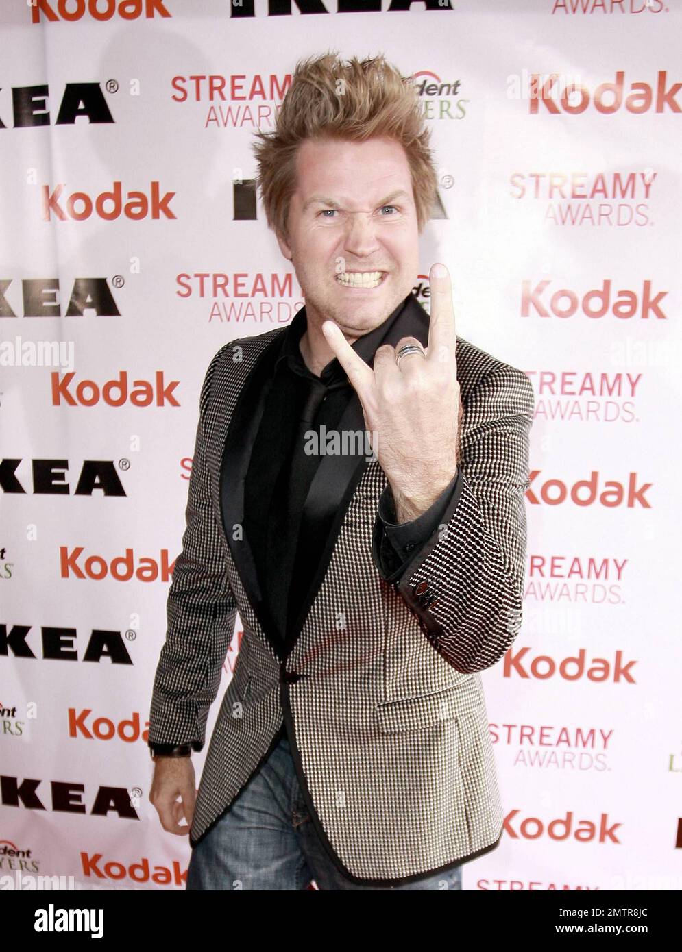 Alex Albrecht of "Diggnation" at the 2nd Annual Streamy Awards at the ...