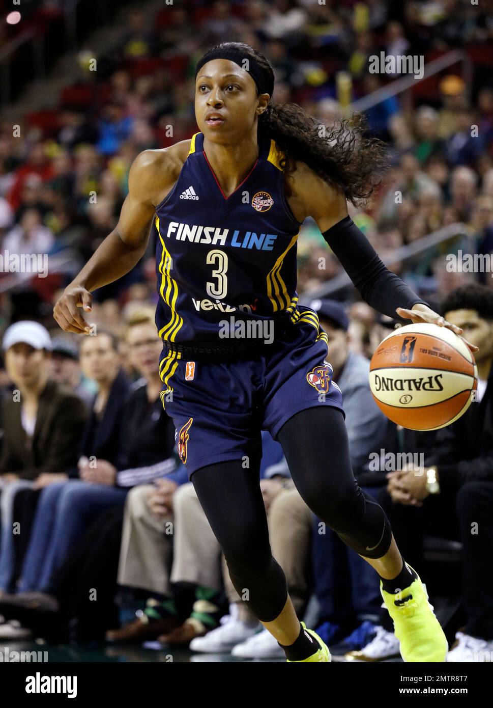 Indiana Fever's Tiffany Mitchell in action against the Seattle Storm in ...