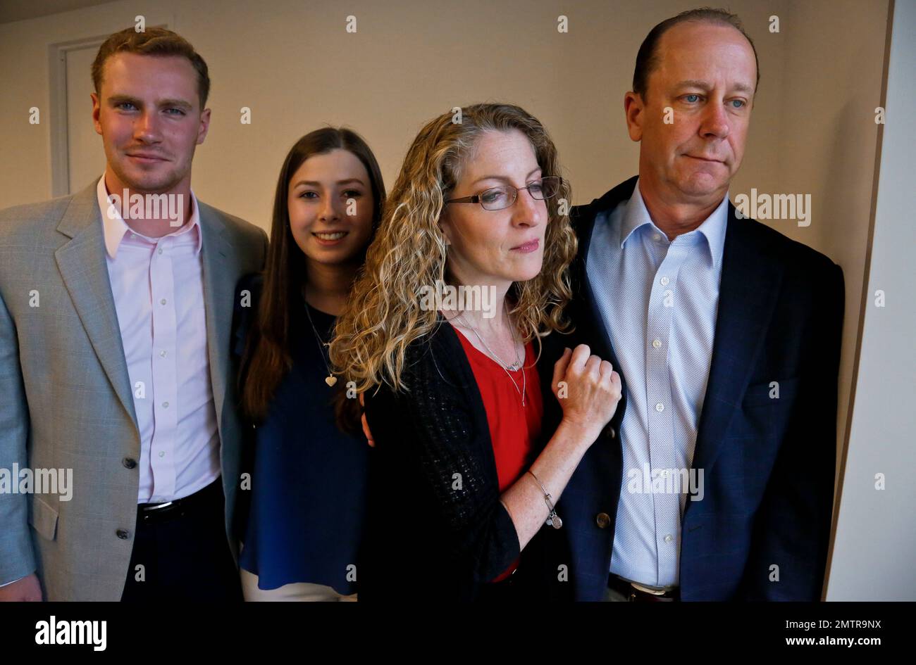 Timothy Piazza's family--his brother Michael Piazza, far left, mother ...