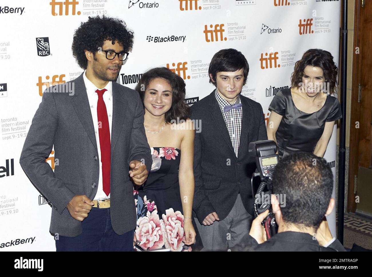 Director Richard Ayoade and Sally Hawkins at the screening of ...