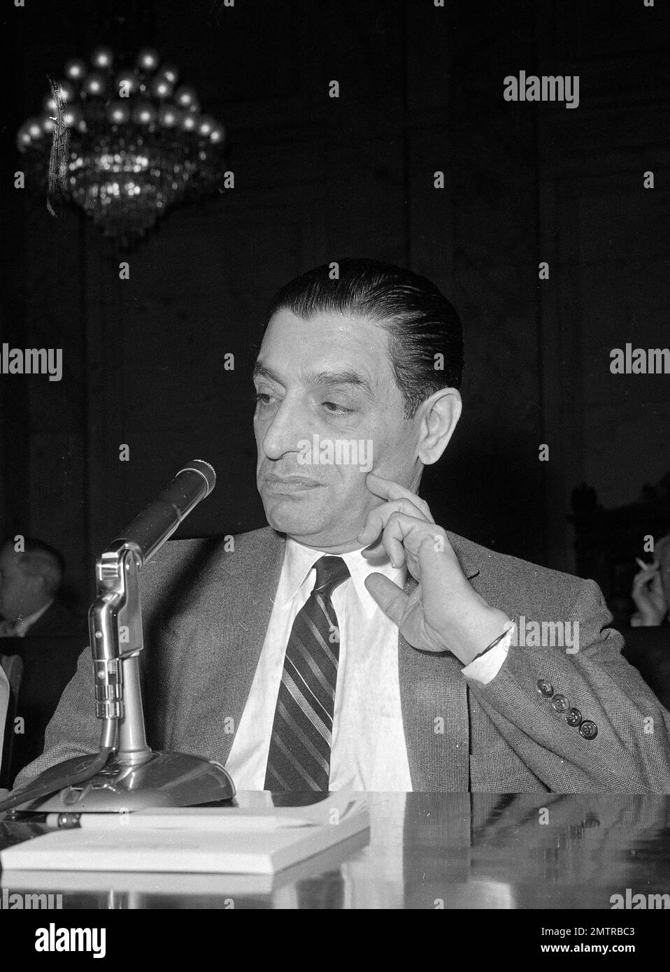 Raymond Patriarca of Providence, R.I., appears as a witnesses before ...