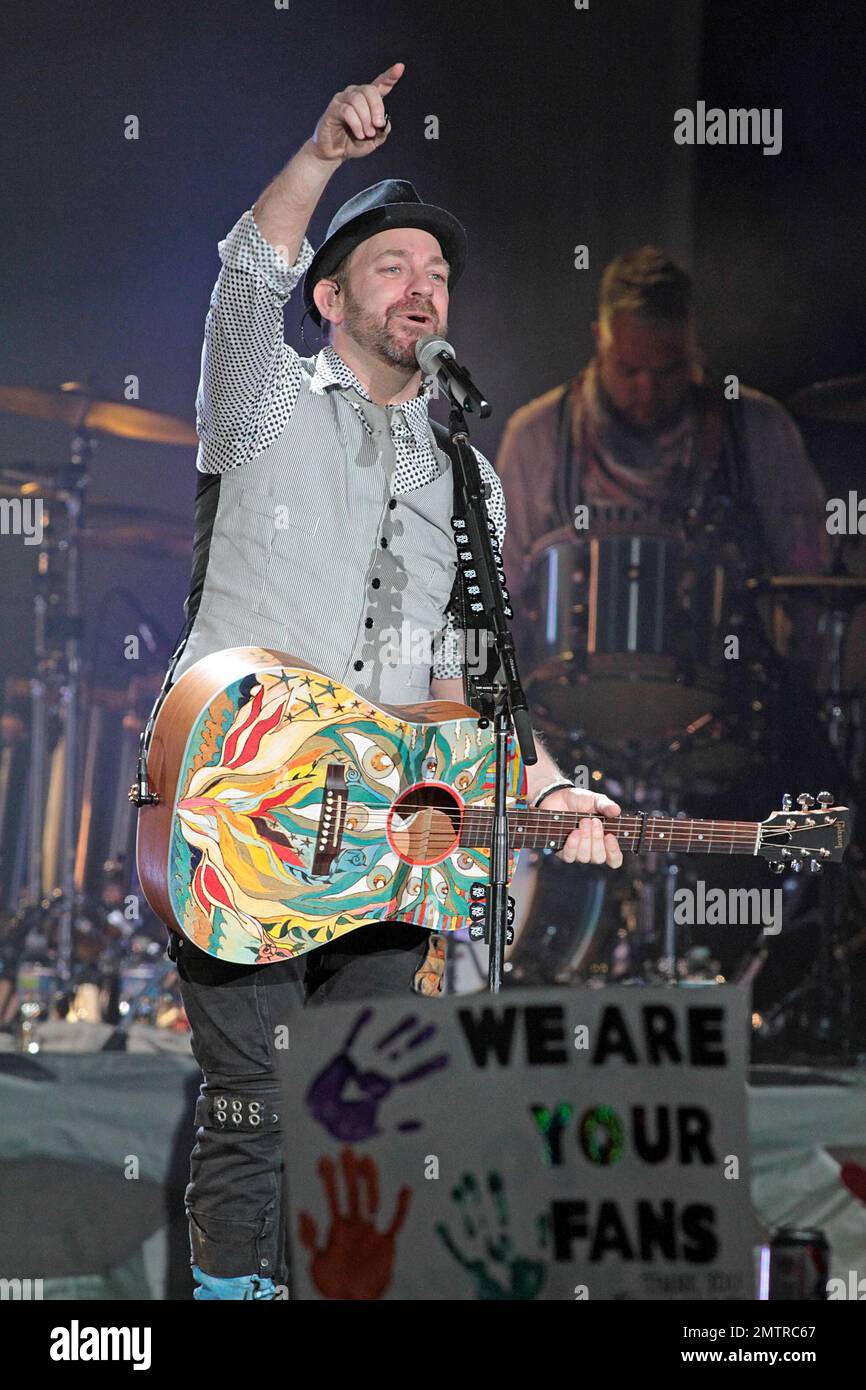 Kristian Bush of 'Sugarland' performs live in concert at the Time ...
