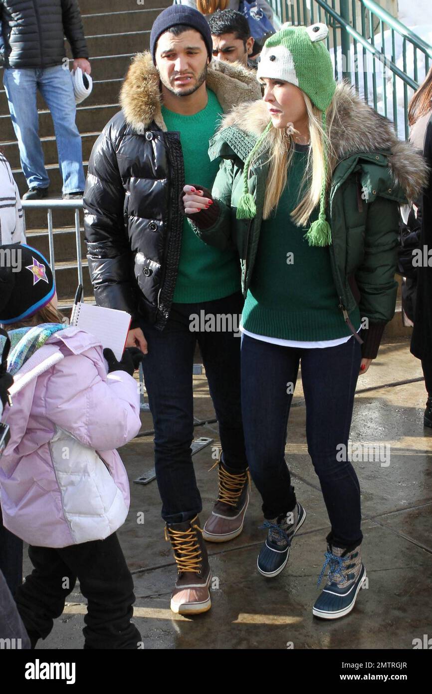 Socialite and fashion entrepreneur Tinsley Mortimer wears a fun green ...