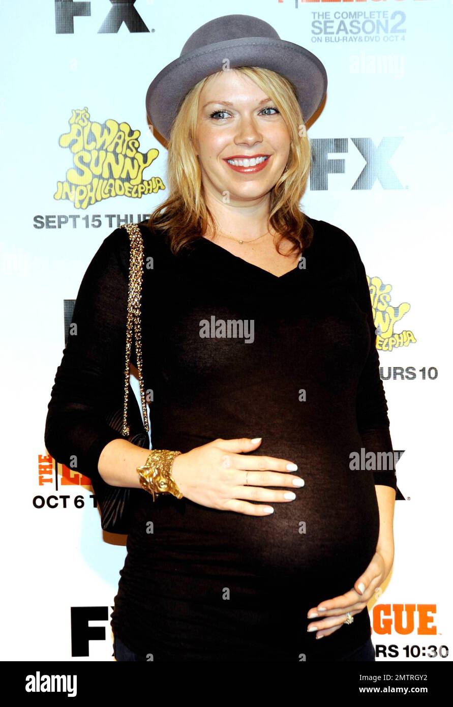 Pregnant Mary Elizabeth Ellis at FX's "It's Always Sunny In ...