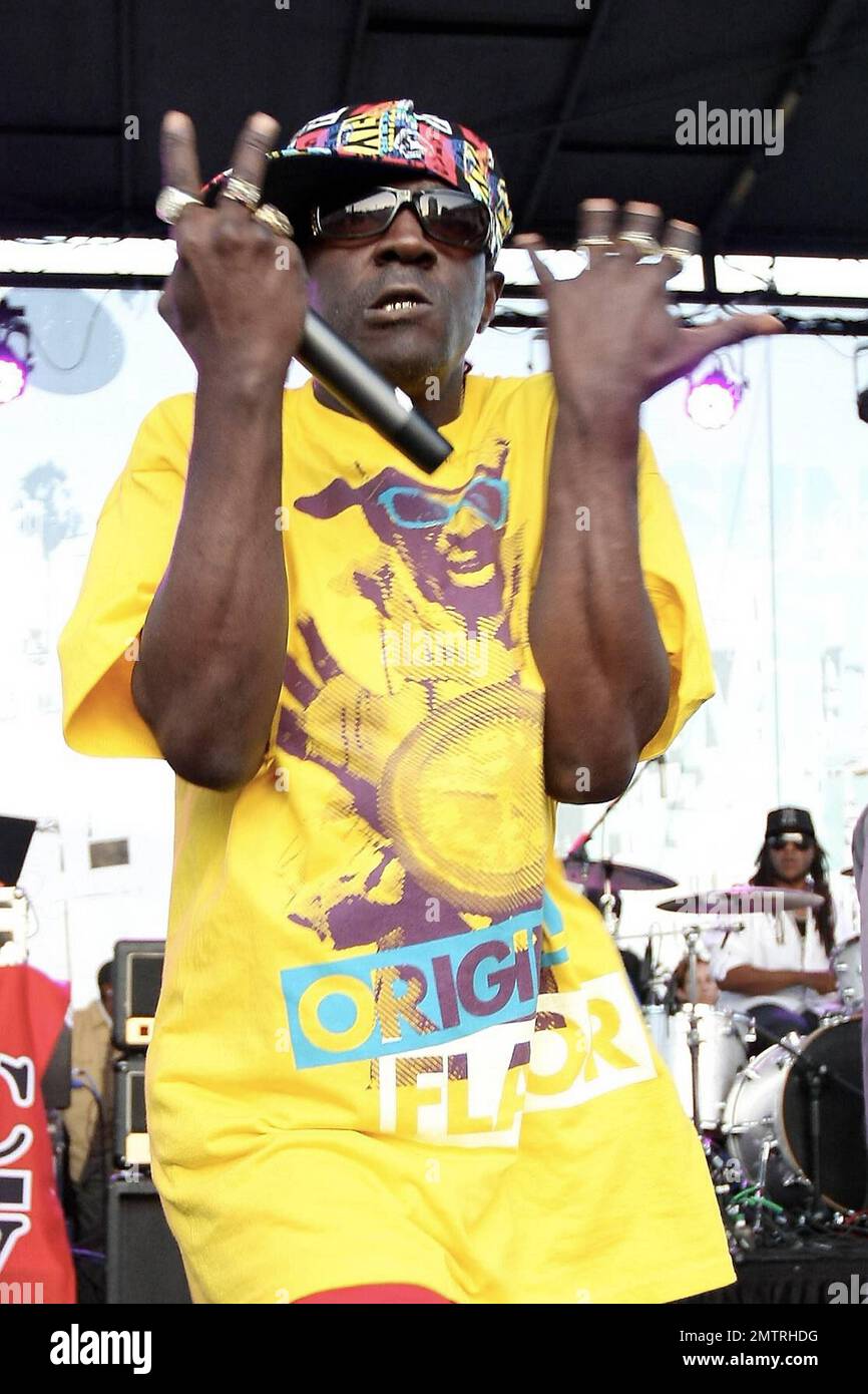 Flavor Flav of Public Enemy performs at day 3 of the 4th Annual Sunset ...