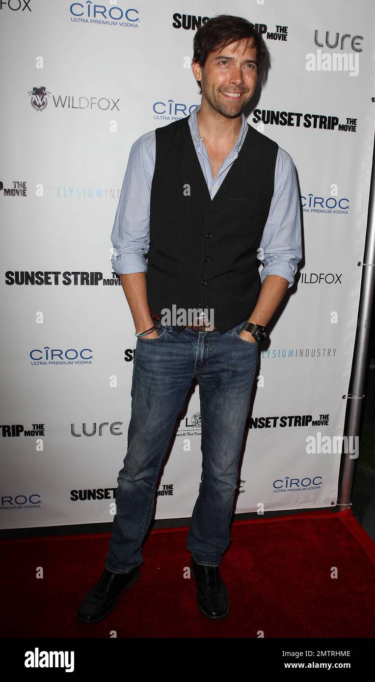 Andrew Bowen arrives at the Elysium Industry's Los Angeles "Sunset Strip" Premiere and After ...