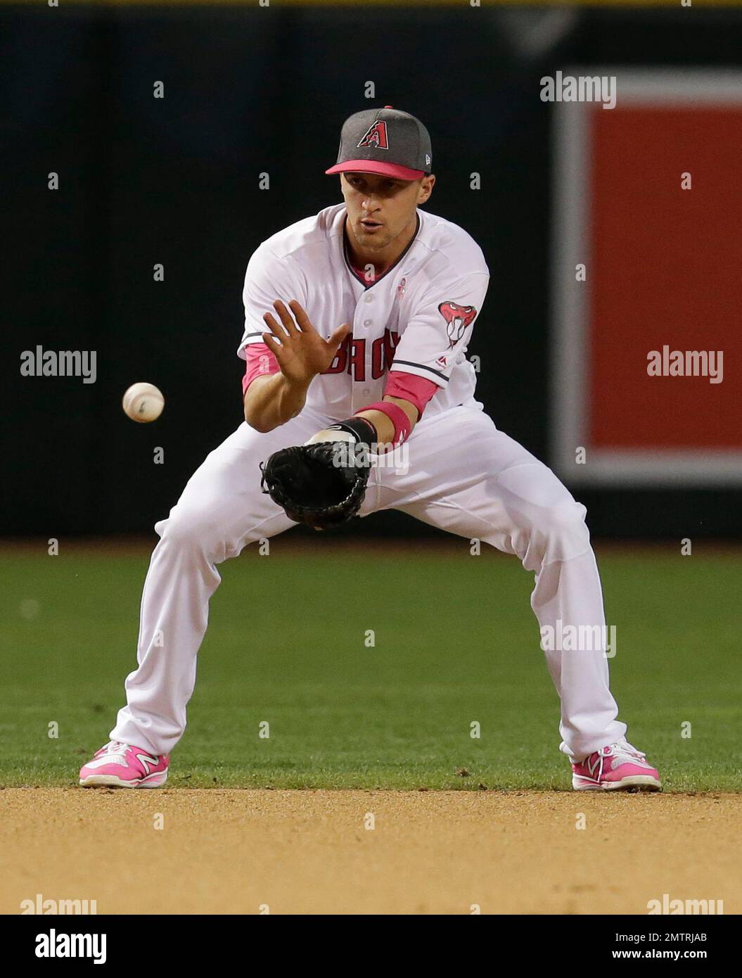 Arizona Diamondbacks third baseman Jake Lamb (22) in the first inning ...
