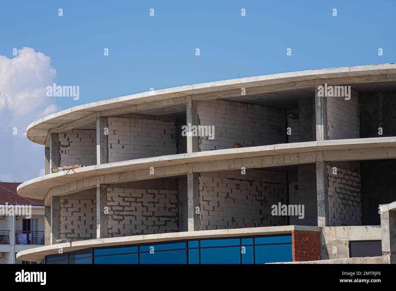 Precast Concrete Walls On Building Structures Precast Concrete Manufactory Product For