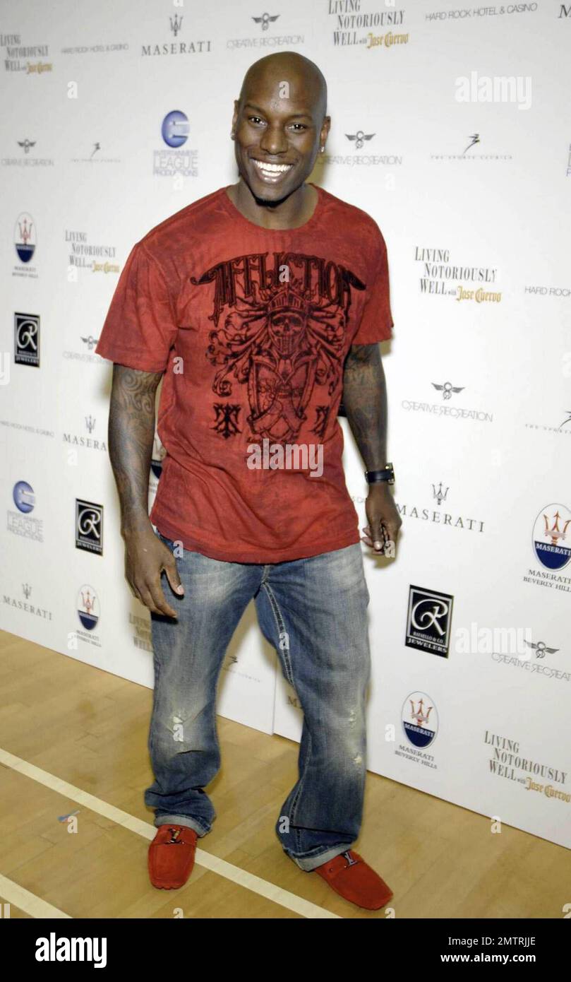 Actor and model Tyrese takes part in The E League's Super Saturday ...