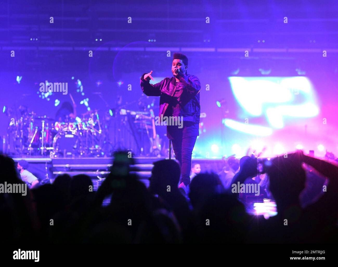 The Weeknd performs at Philips Arena on Saturday, May 13, 2017, in ...