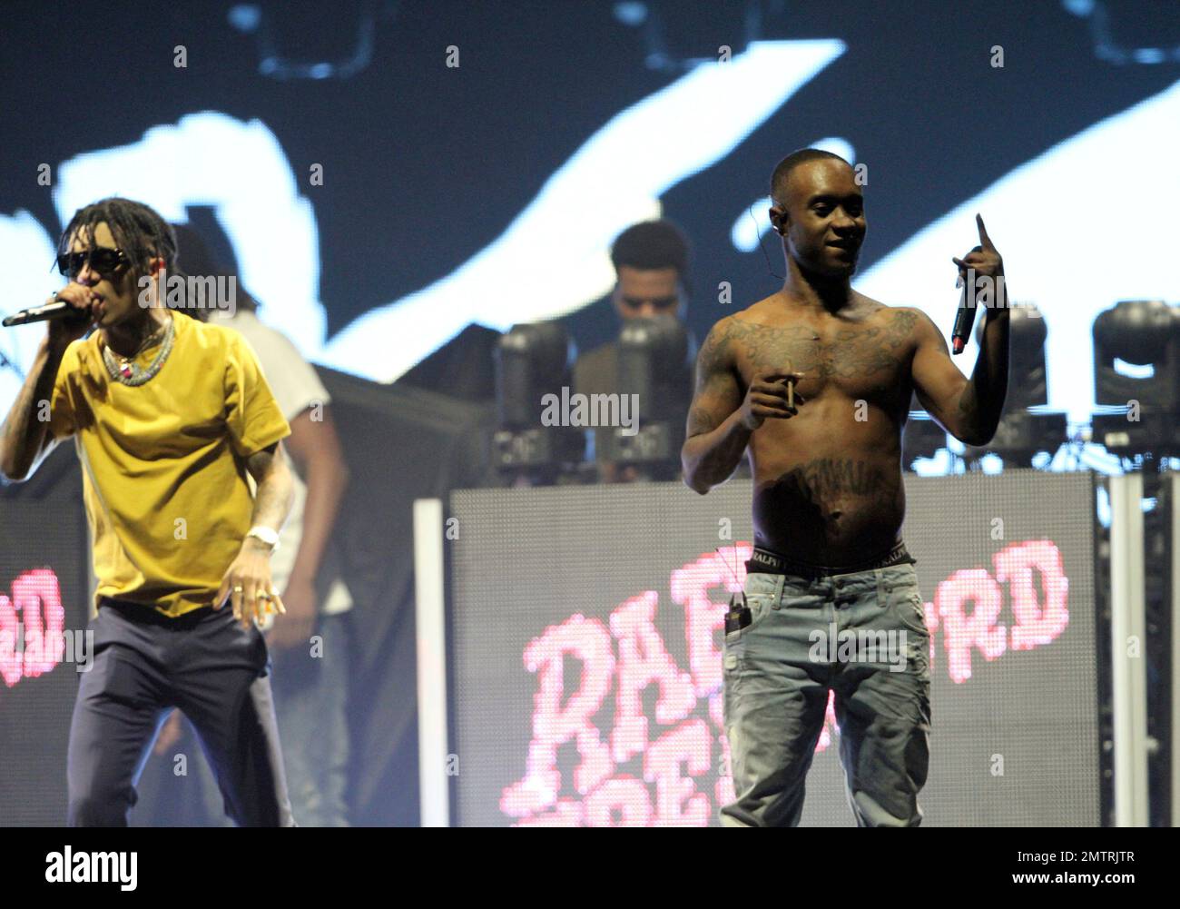 Slim Jxmmi and Swae Lee with Rae Sremmurd performs as the opener for ...