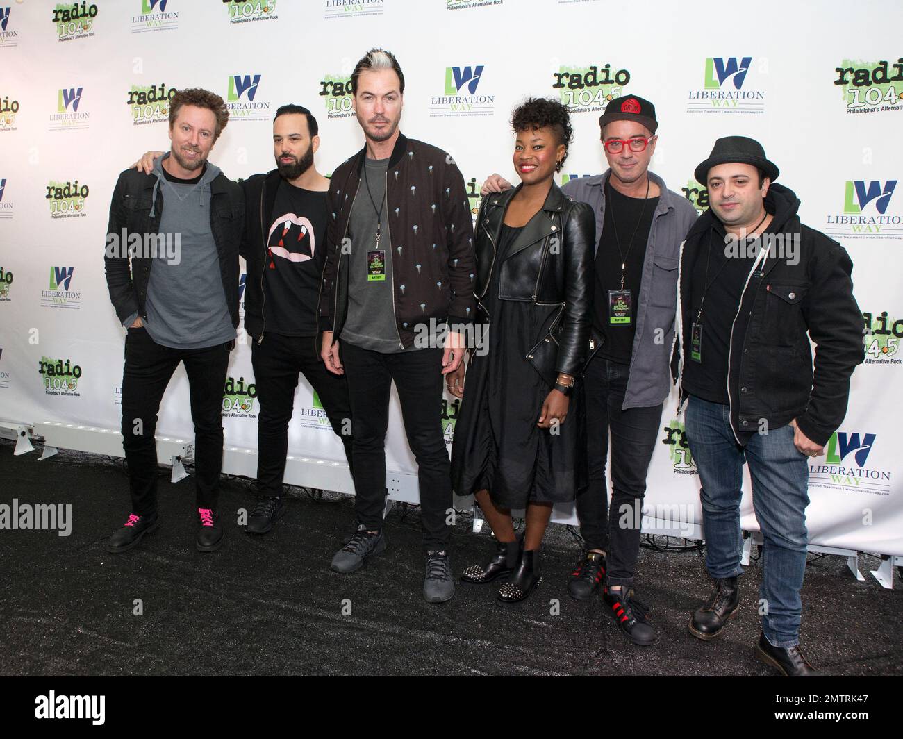 Joseph Karnes, from left, Jeremy Ruzumna, Michael Fitzpatrick, Noelle Scaggs, John Wicks and ...
