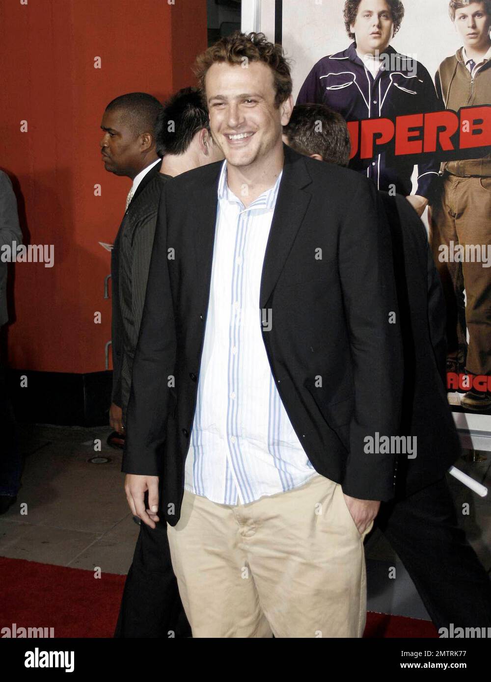 Jason Segel attends the "Superbad" premiere. Hollywood, Calif. 8/13/07 ...