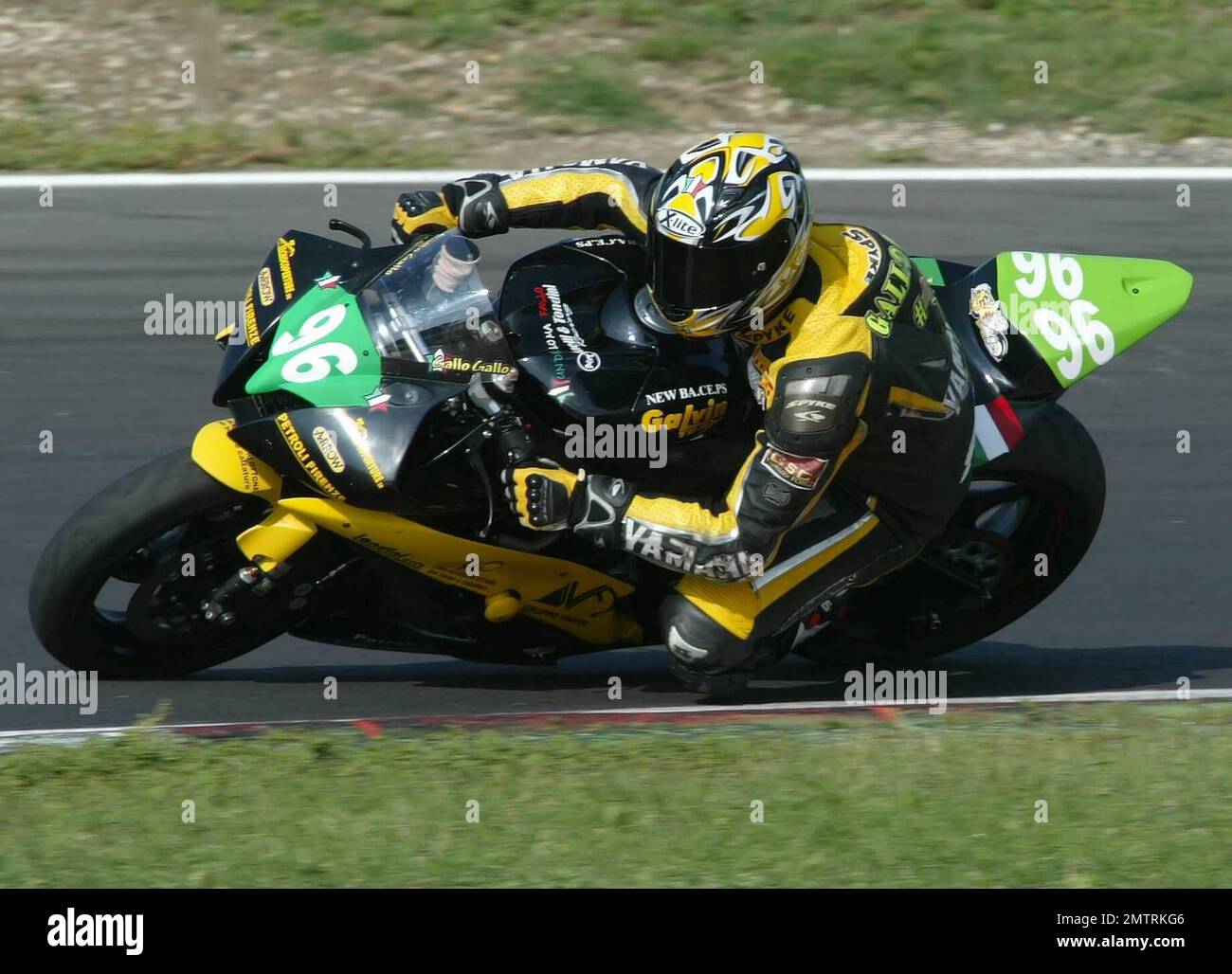 Superbike racing at the Italian Vallelunga Circuit, 09/24/06 Stock ...