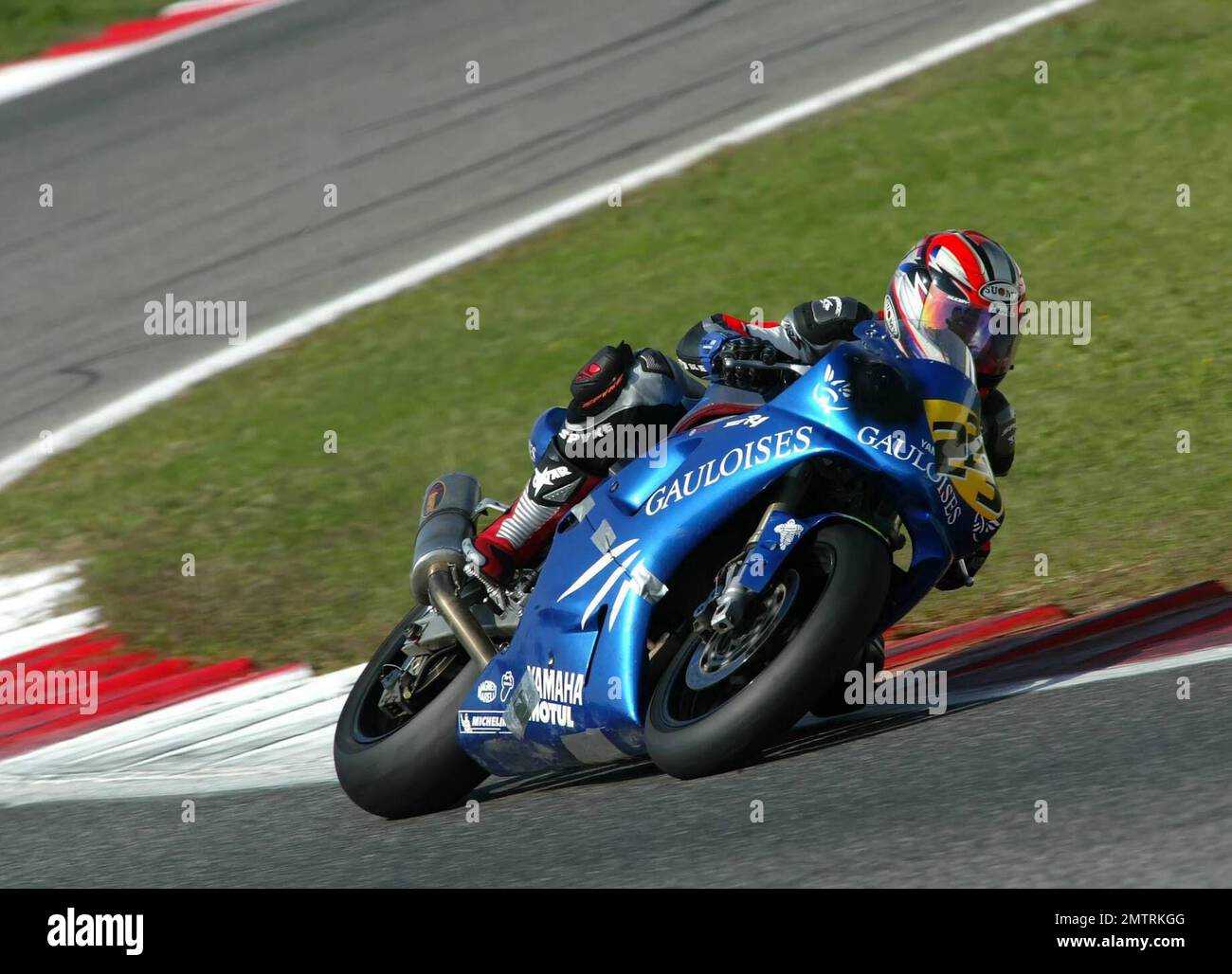 Superbike racing at the Italian Vallelunga Circuit, 09/24/06 Stock ...