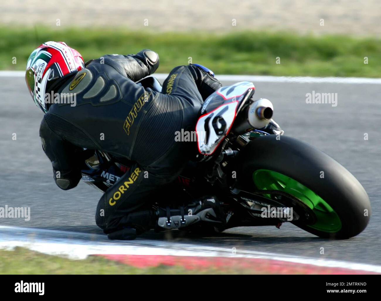 Superbike racing at the Italian Vallelunga Circuit, 09/24/06 Stock ...