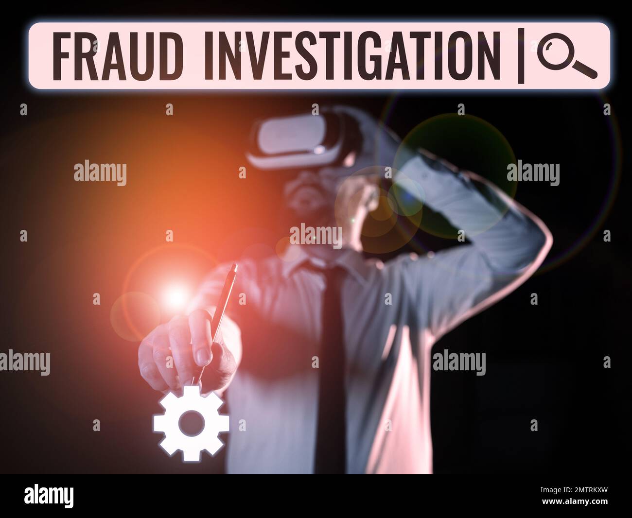 Conceptual display Fraud Investigation. Concept meaning process of ...