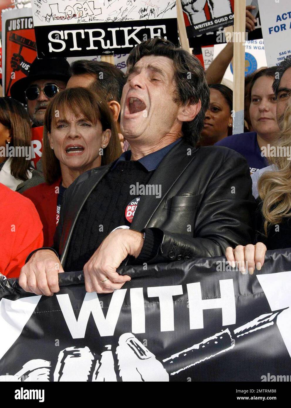 The Teamsters, SAG and other unions showed their solidarity with the ...