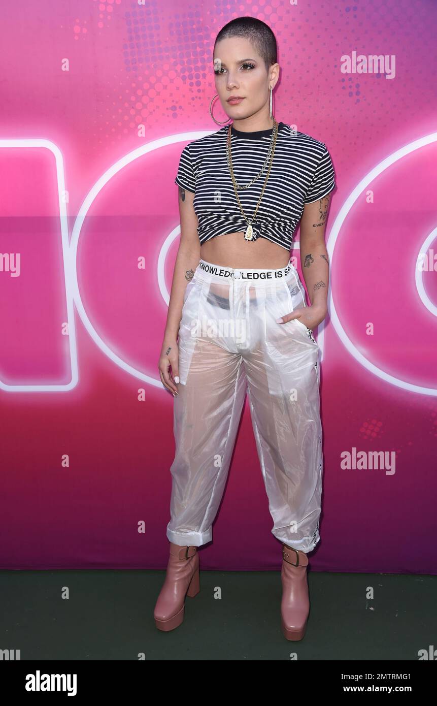 Halsey arrives at Wango Tango at StubHub Center on Saturday, May 13 ...
